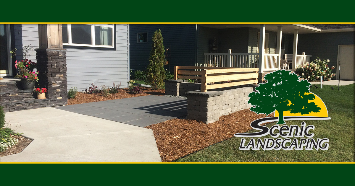 Edging/Rock/Mulch | Scenic Landscaping, Inc. - West Fargo, ND